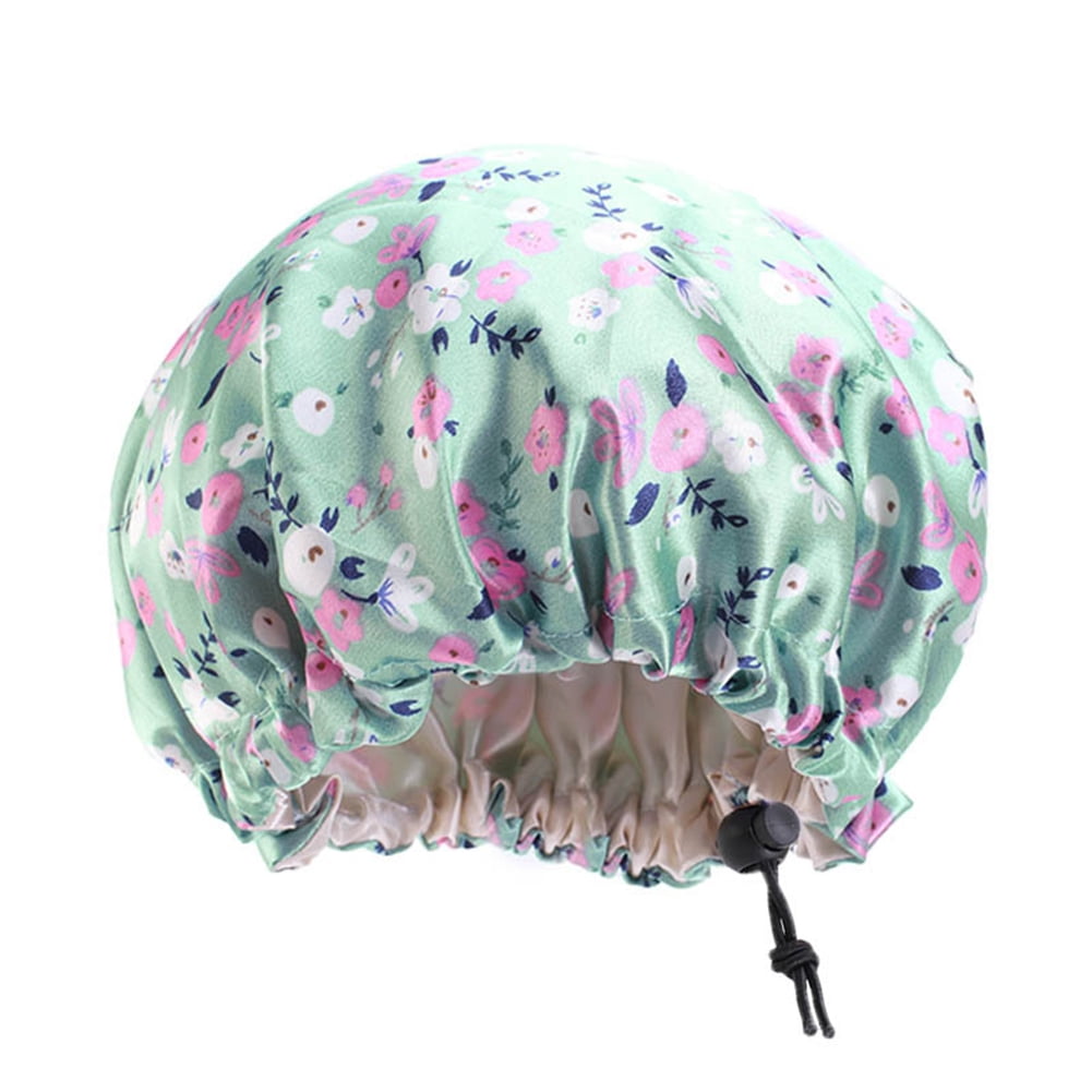 Kitem Floral Animal 2-Layer Adjustable Baby Satin Night Sleep Shower ...