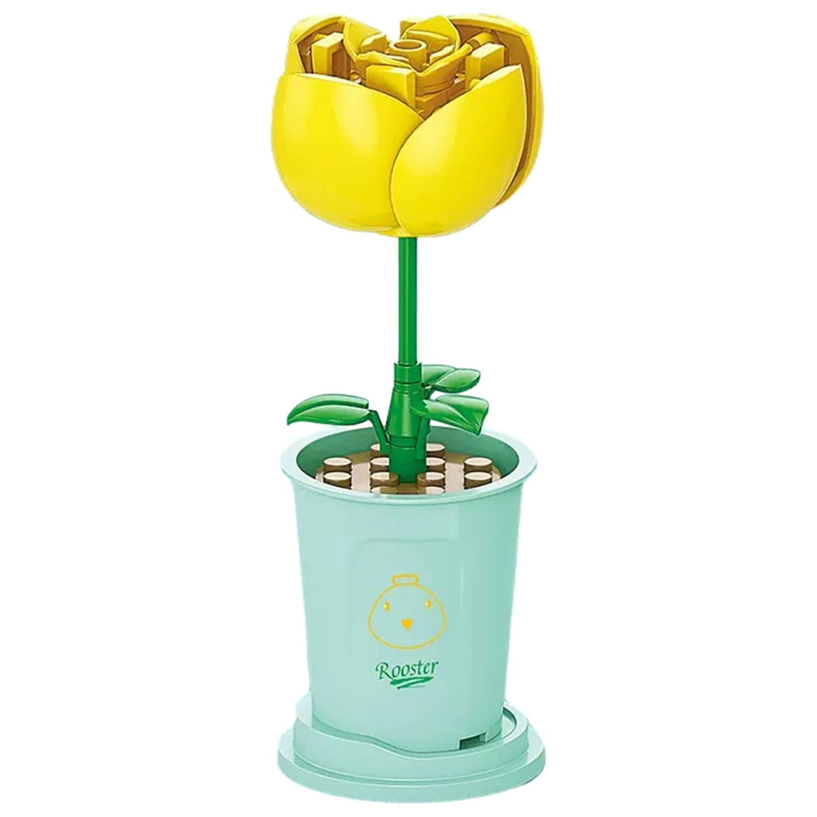 Kitem Flower Potted Plant Building Blocks Toy DIY Assembly Flowers ...
