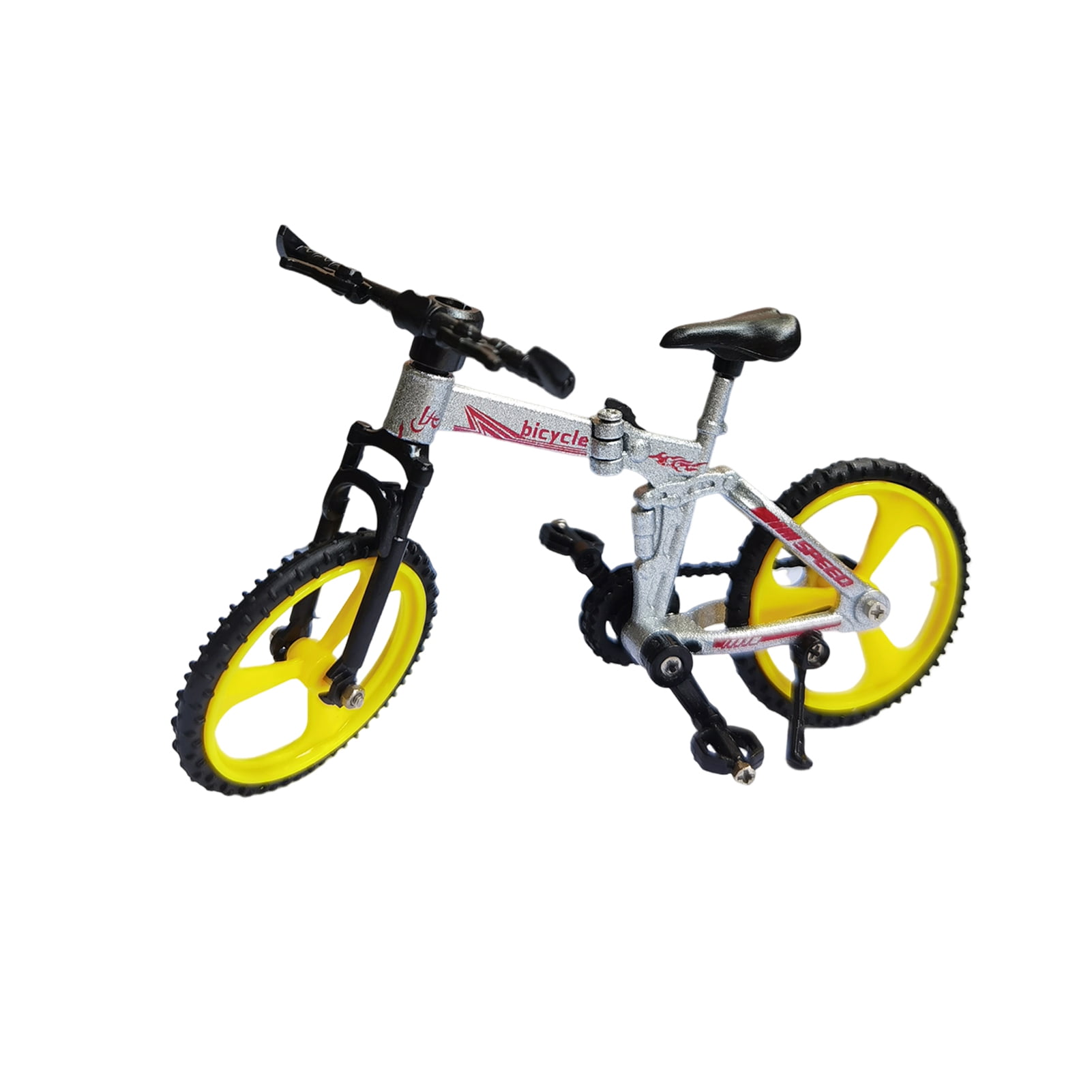 Kitem Foldable Downhill Mountain Bike Model Rotary Wheels Mini Finger ...