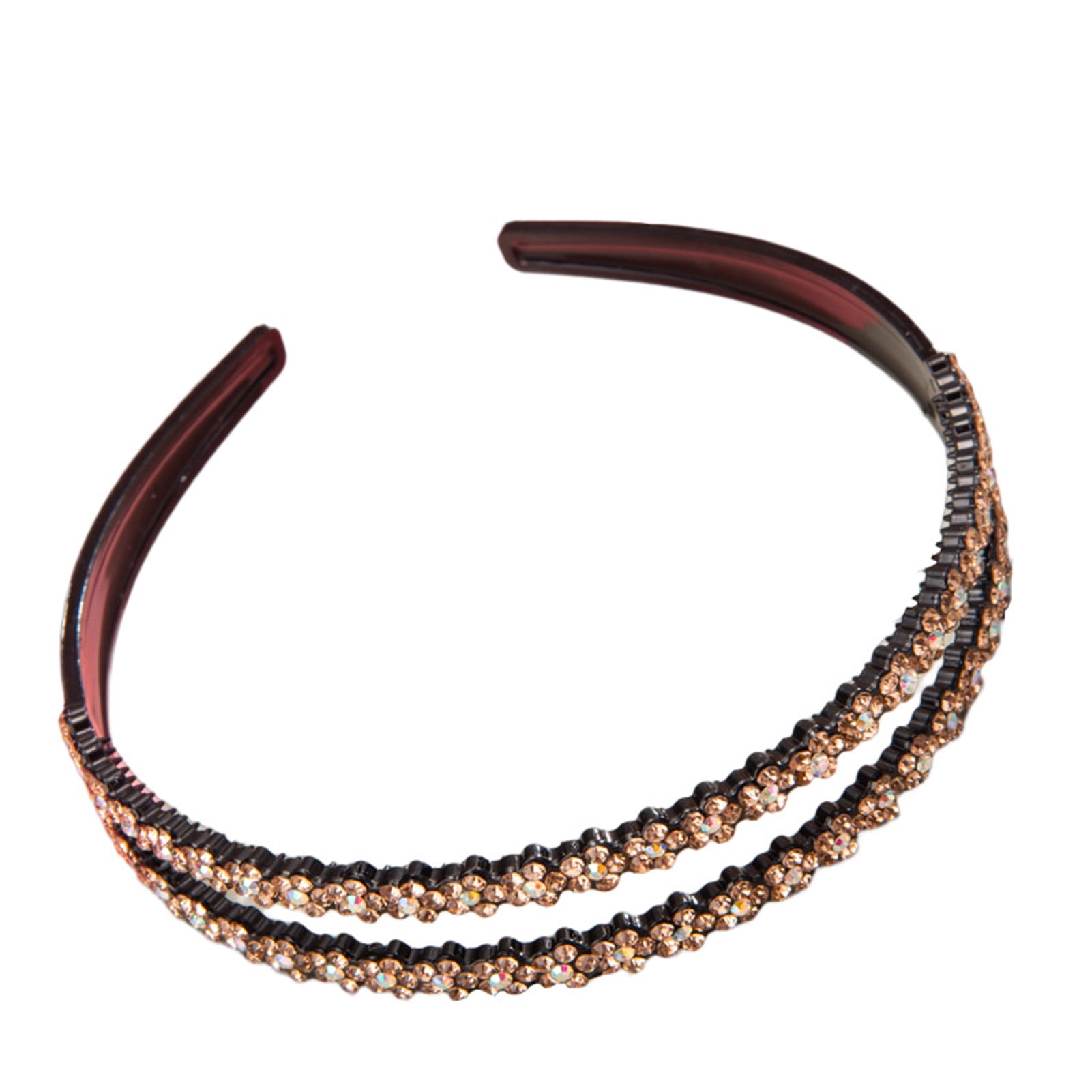 Kitem Hair Hoop Hollow Rhinestones Ladies Korean Style Shiny Hair Hoop ...