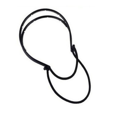 Pnellth Lady Hair Hoop Band Headband Elastic Rubber String Easy Hair ...
