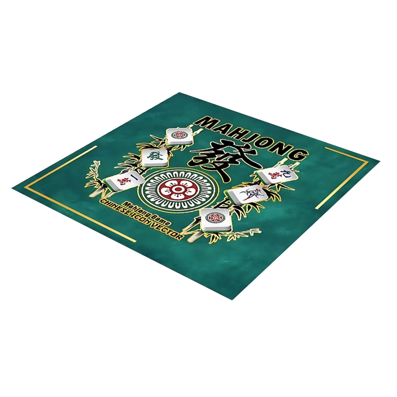 Kitem Mahjong Table Mat Poker Domino Mahjong Tile Card Board Game Anti ...