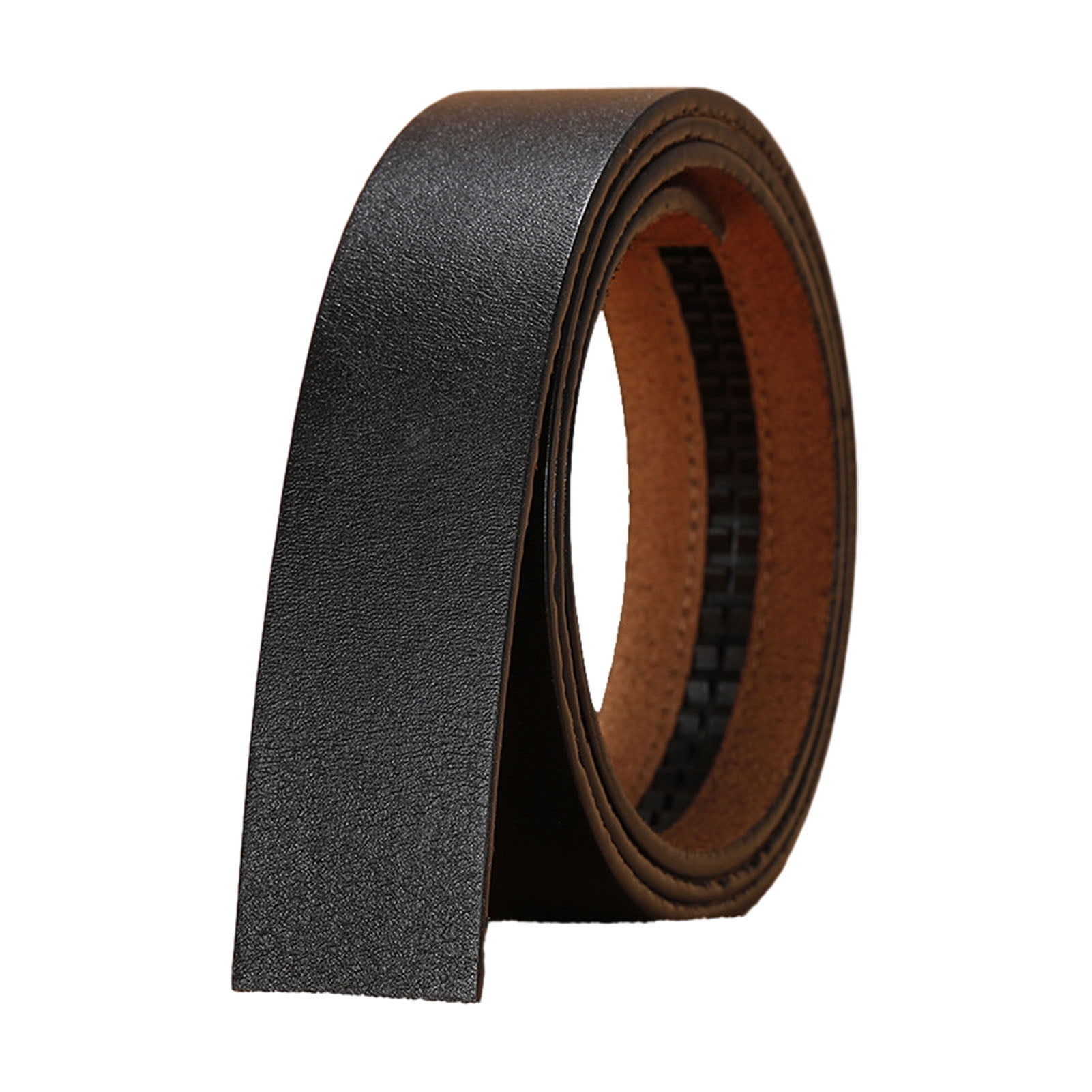 Kitem Men Genuine Leather Belt No Automatic Buckle Two-Layer Cowhide ... Kitem Men Genuine Leather Belt No Automatic Buckle Two-Layer Cowhide ...