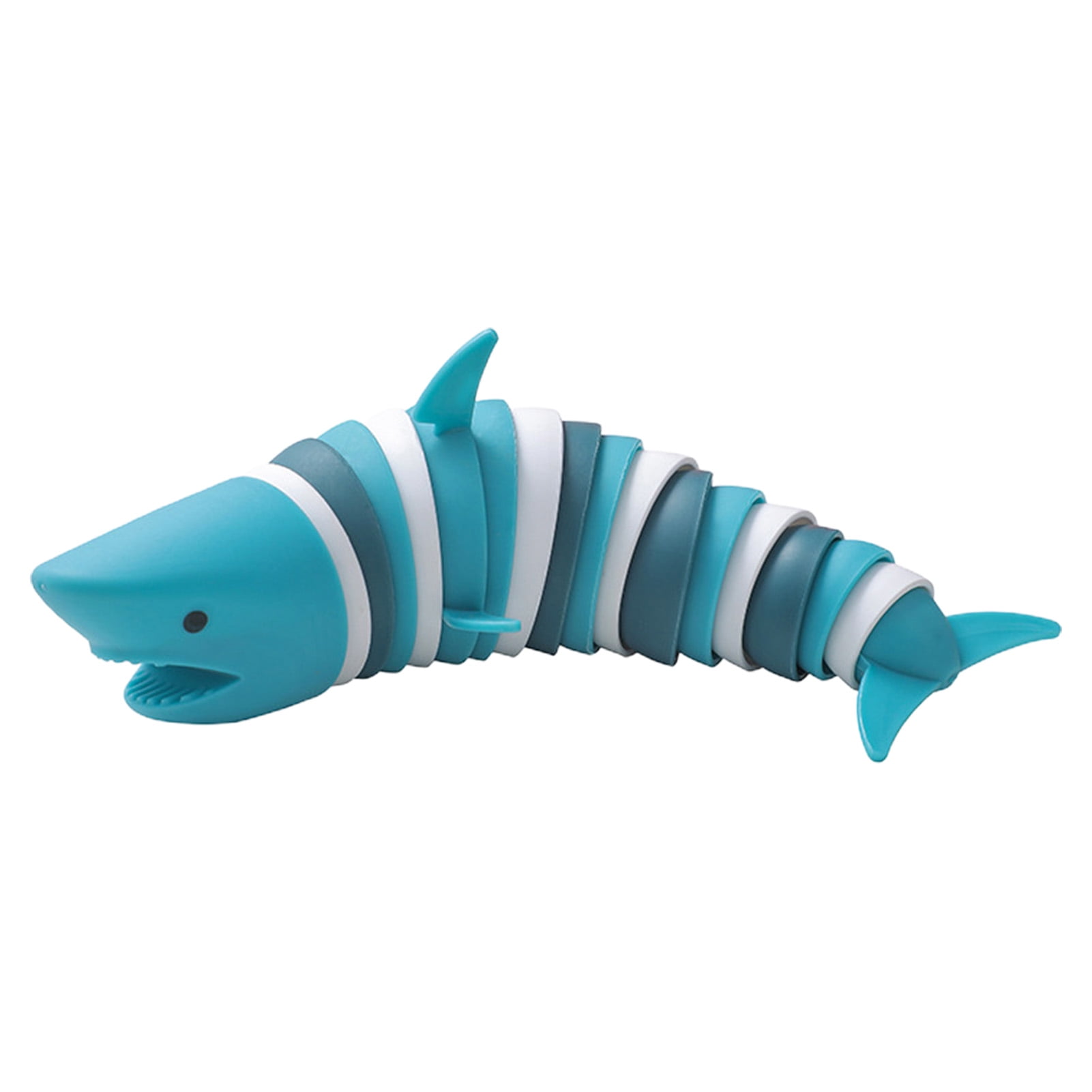 Kitem Ocean Shark Squeeze Fidget Toy Articulated Stim Toys Anti-stress ...