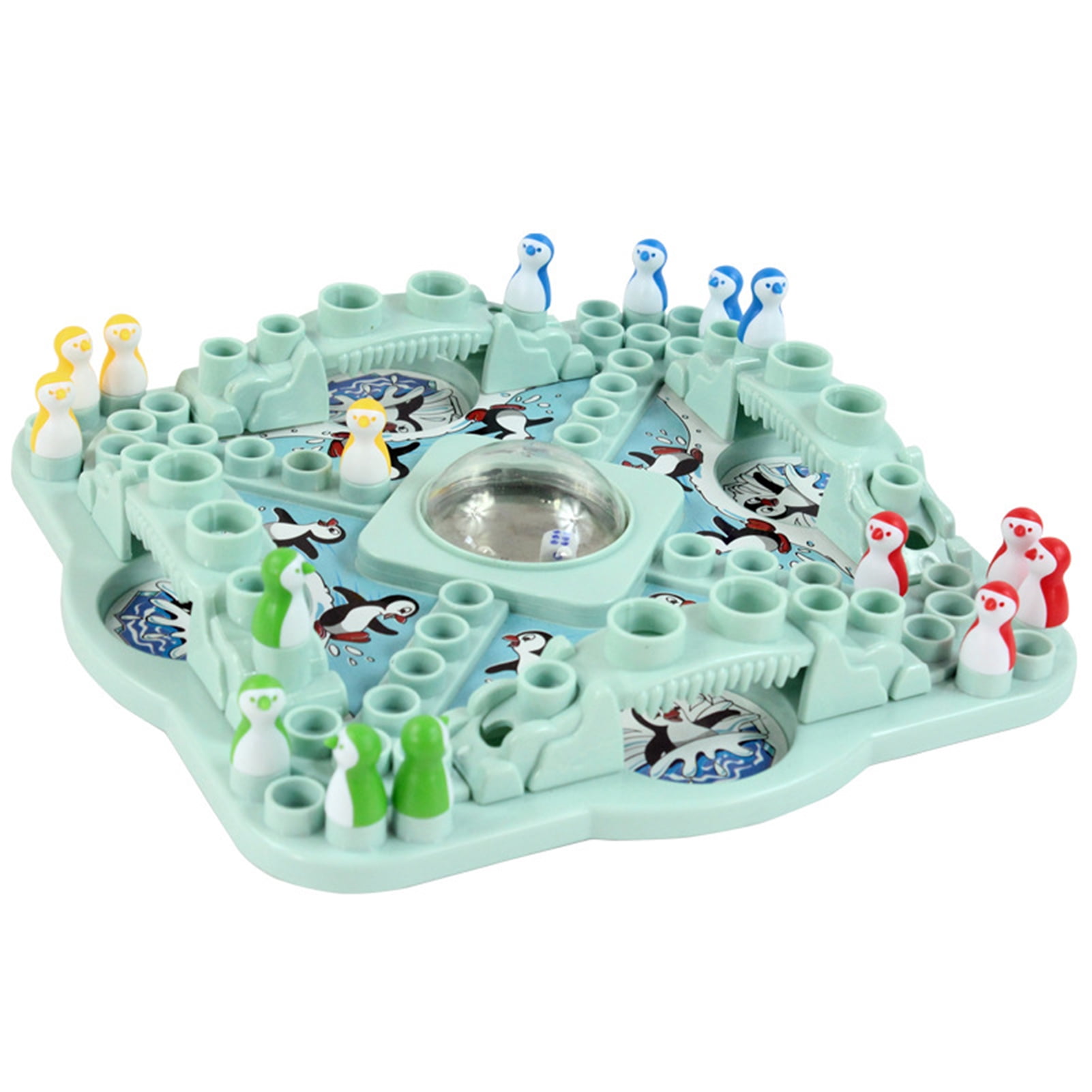 Kitem Penguin Game Flying Chess Competition Interactive Party Board ...