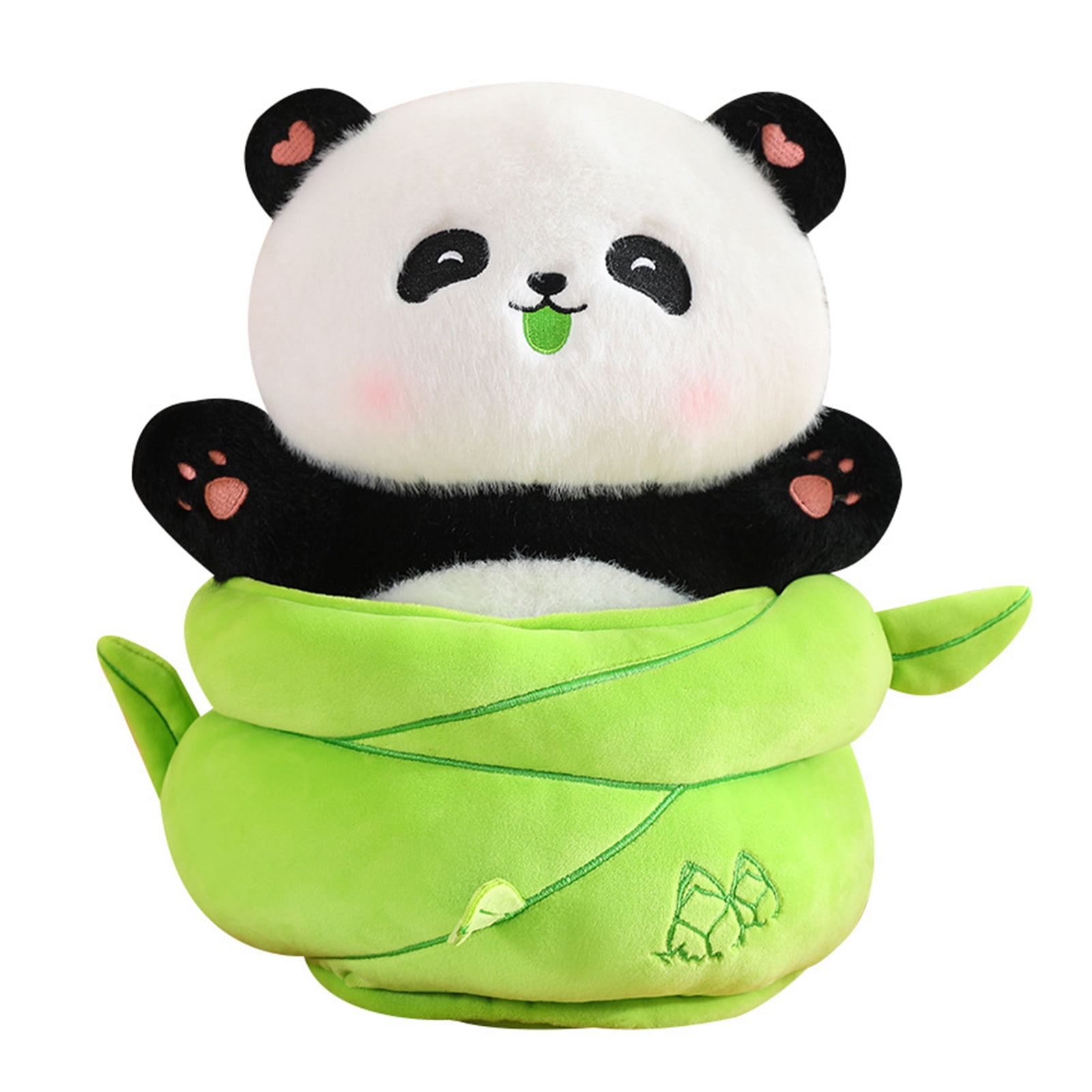 Kitem Plush Doll Adorable Kawaii Panda Plushie with Removable Bamboo ...