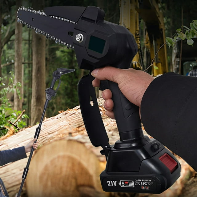 Kitem Pole Saws for Tree Trimming, 15ft Reach Electric Saw 550W 1500mAh ...