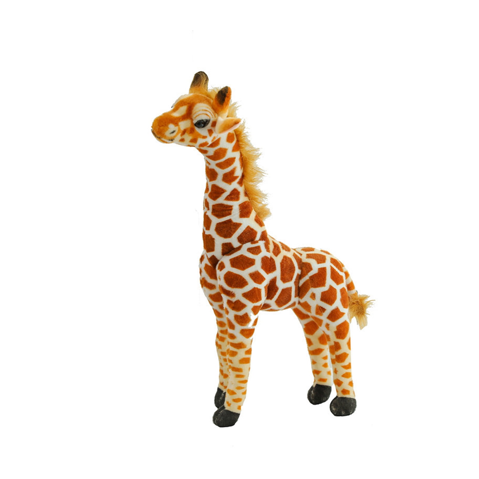 Kitem Realistic Giraffe Plush Toy Standing Soft Fluffy Stuffed Animal ...