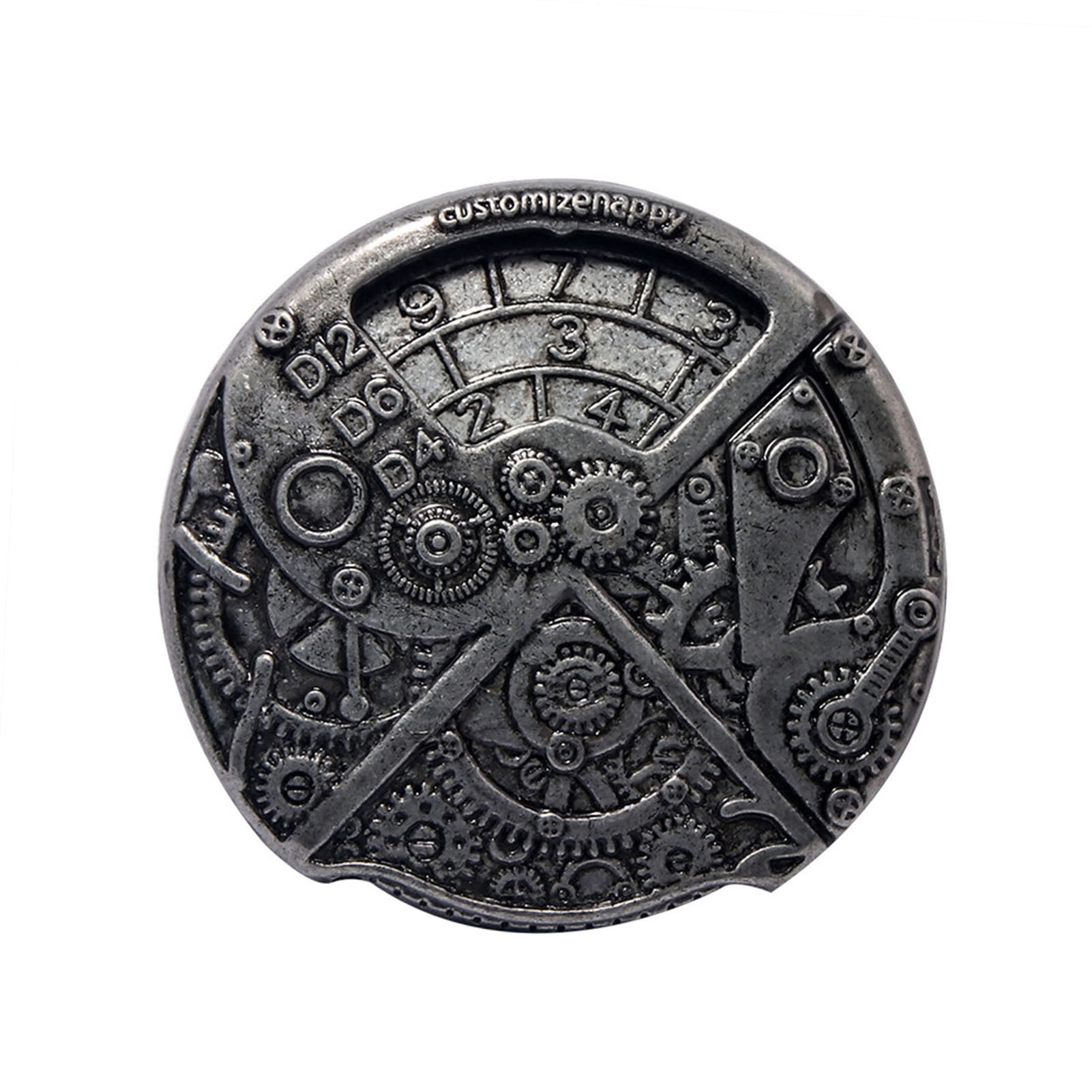 Kitem Rotary Number Gear Coin Dice Educational Dice Fidget Toy Portable ...