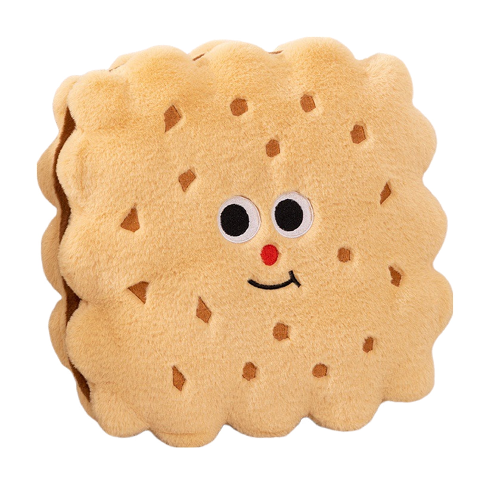 Kitem Sandwich Biscuit Plush Pillow Round Square Cartoon Cookies Plush ...