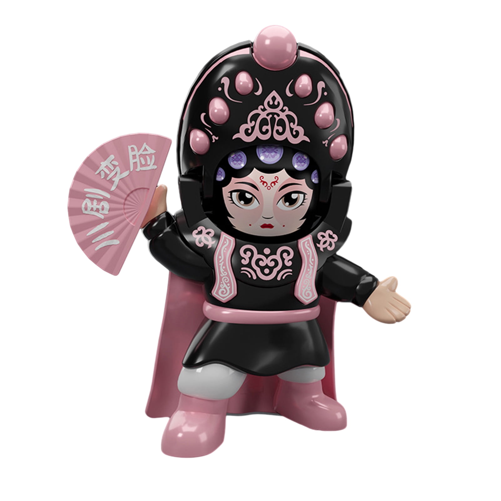 Kitem Sichuan Opera Face Changing Doll with Movable Hat 5 Facial ...