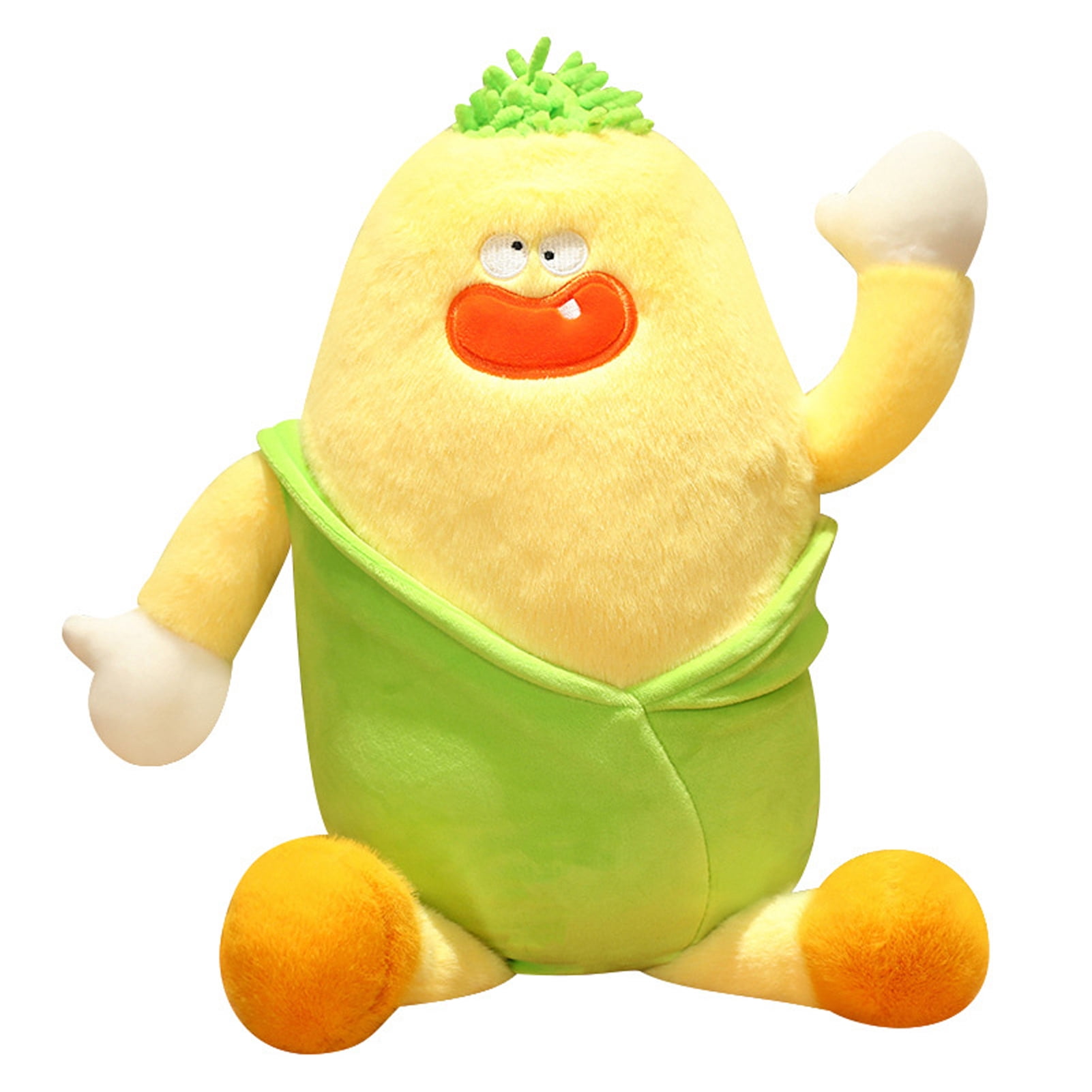 Kitem Stuffed Corn Plush Toy with Long Legs Cute Soft Fluffy PP Cotton ...