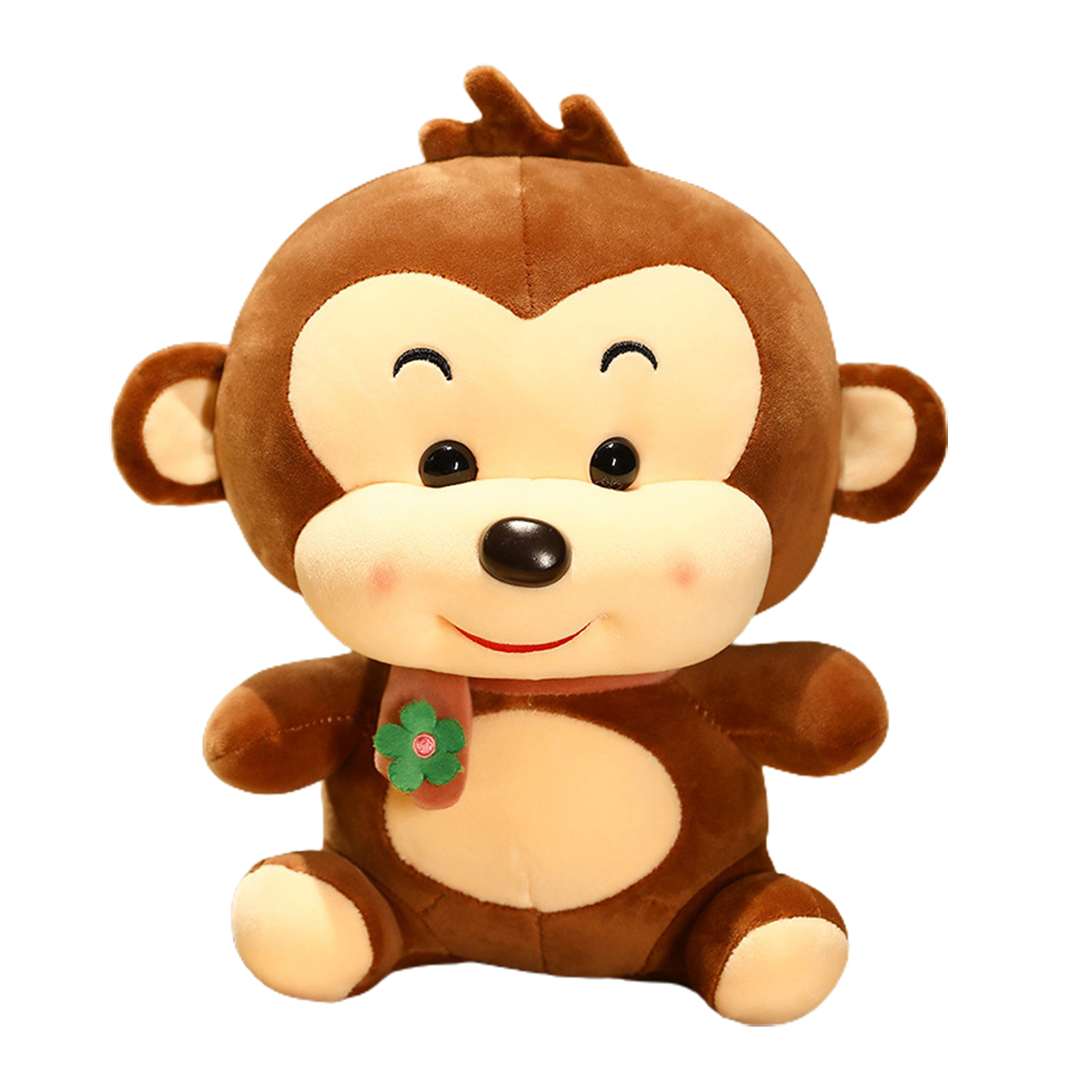 Kitem Stuffed Monkey Toy Rich Facial Expression No Deformation Fluffy ...