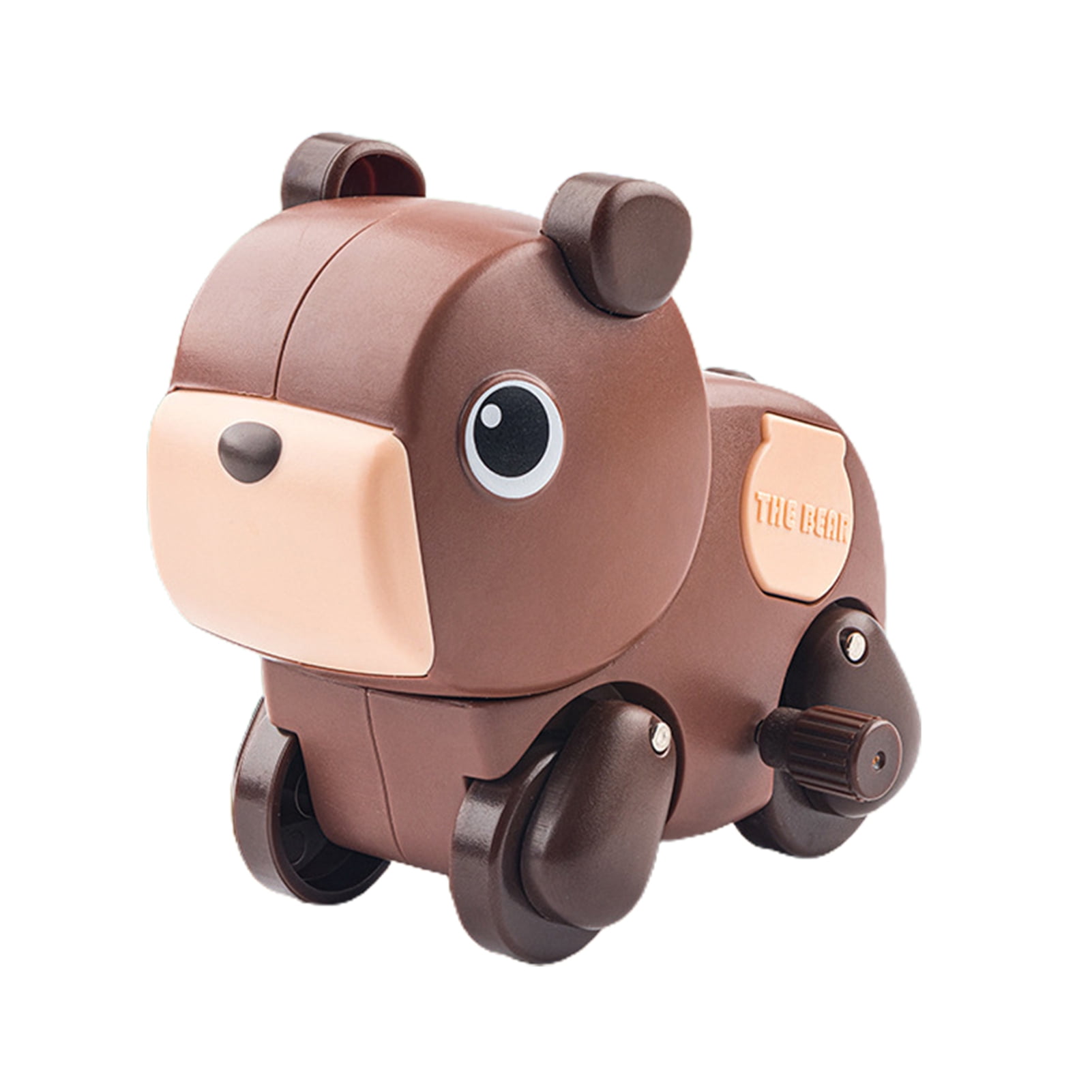 Kitem Wind-up Animal Car Toy Press Ejection House Pig Horse Bear ...