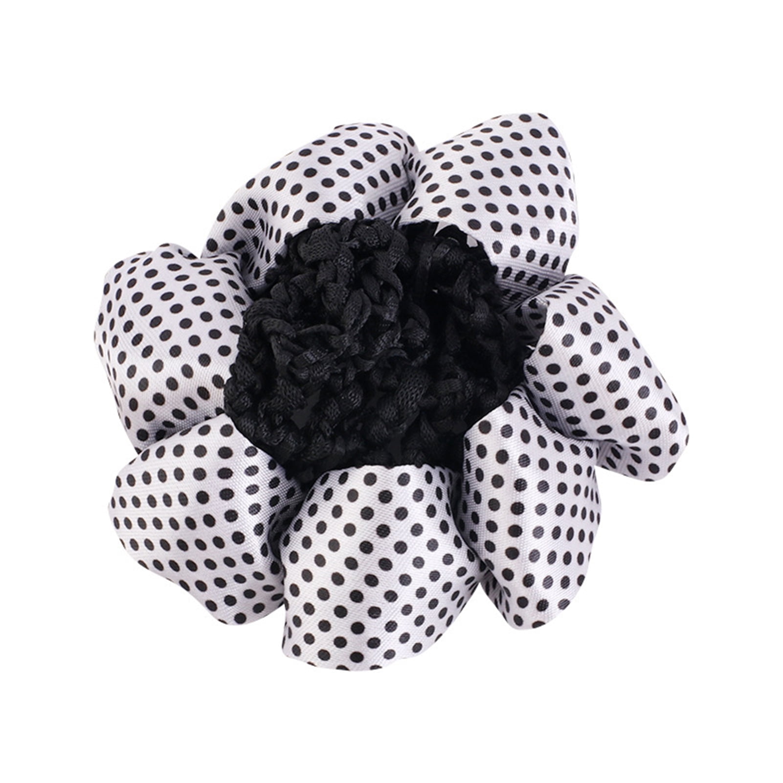Kitem Women Hair Net High Elasticity Temperament Hollow Out Dot Print ...
