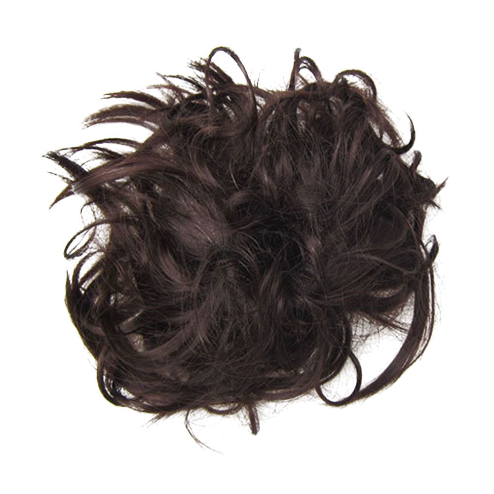 Kitem Women Thick Messy Curly Hair Bun Extension Scunchie Updo Cover ...