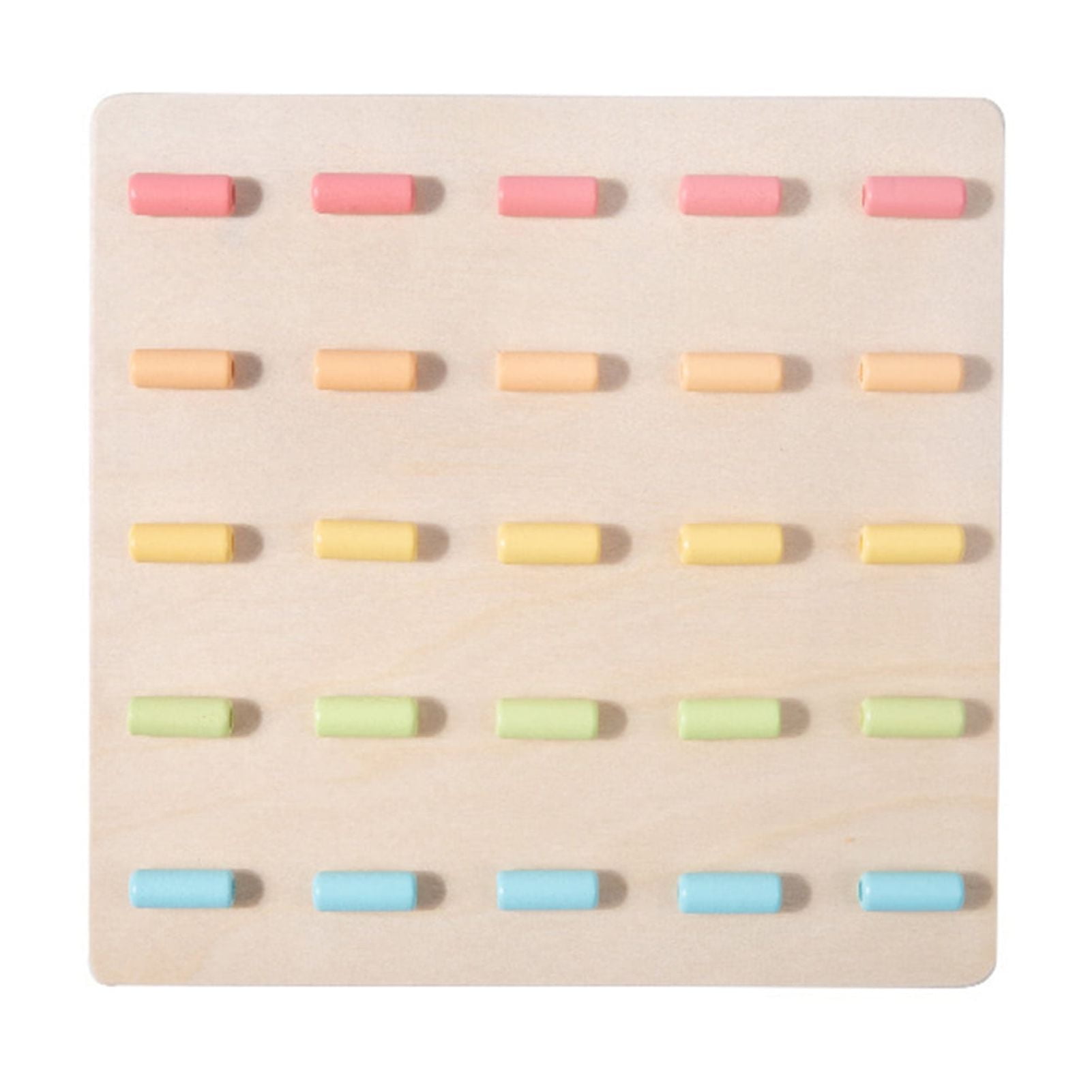 Kitem Wooden Threading Board Toy Kids Early Education Fine Motor Skills ...