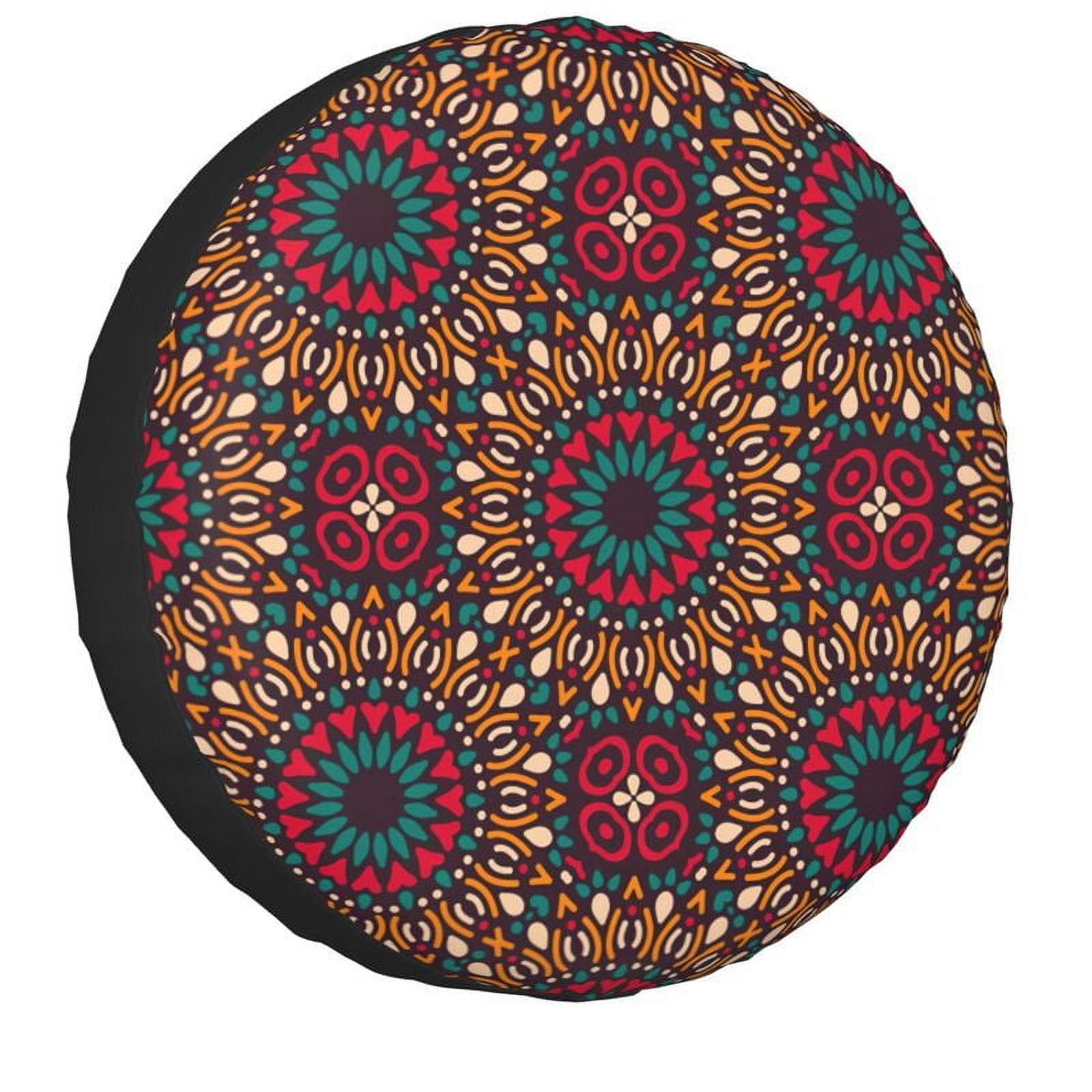 Kitenge Ankara Print Spare Wheel Cover Fit for Pajero 4WD RV African ...