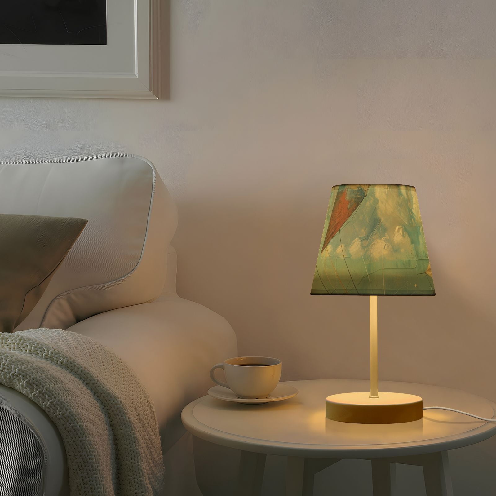 Kites Blue Desk Lamp 3 Color Modes LED Table Lamp Nightstand Reading ...