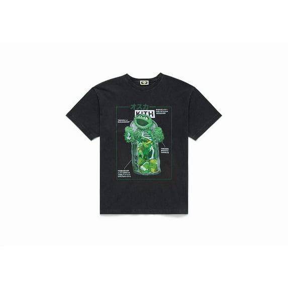 Kith Men's x Sesame Street Oscar The Grouch Vintage Tee Black, from ...
