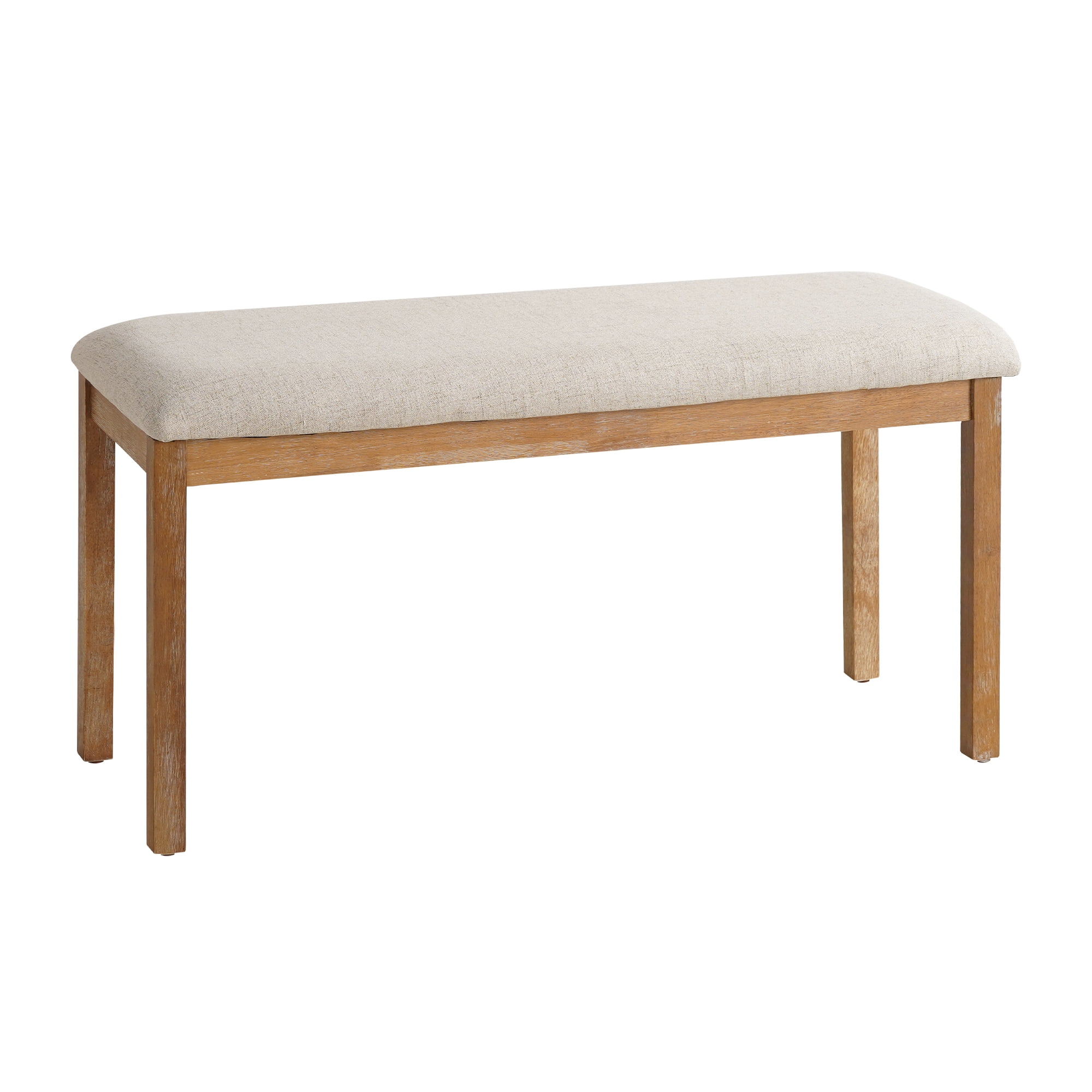 KithKasa soft padded plush entrance bench, bedside bedroom bench ...