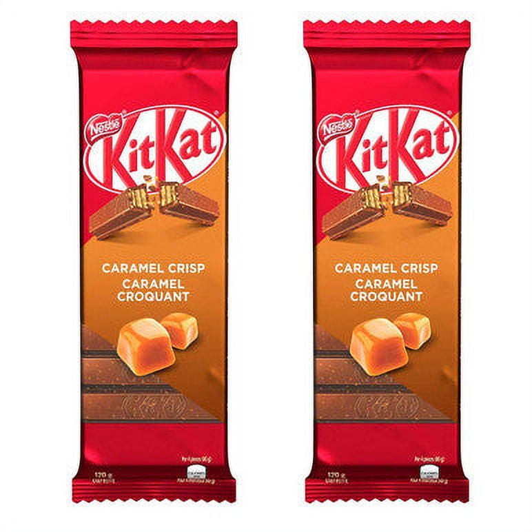 Kitkat Caramel Crisp Wafer Bar, 120g/4.2oz, 2-Pack {Imported from ...
