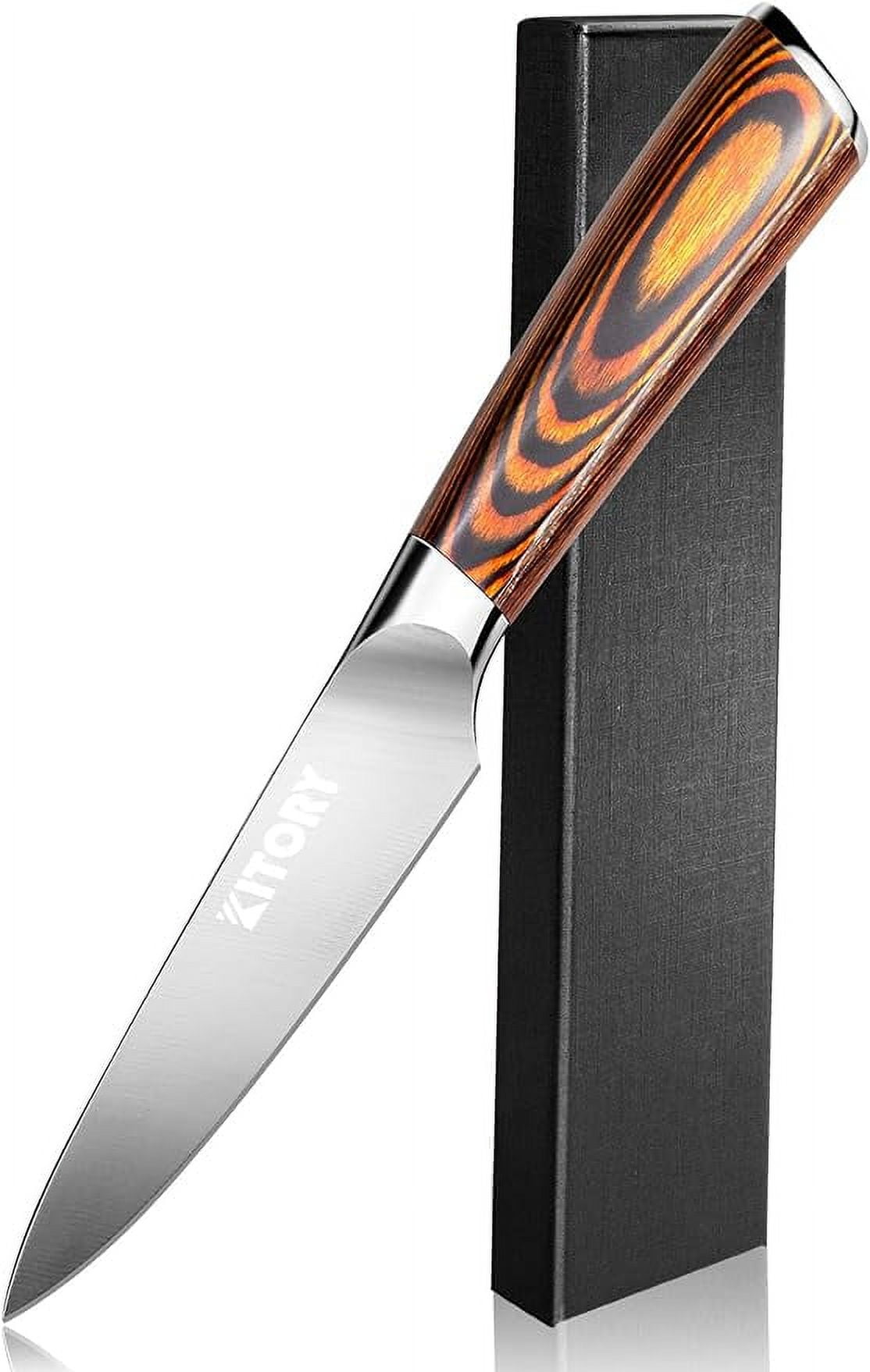 Kitory Paring Knife 4 inch Small Kitchen Knife Sharp Fruit Knife ...