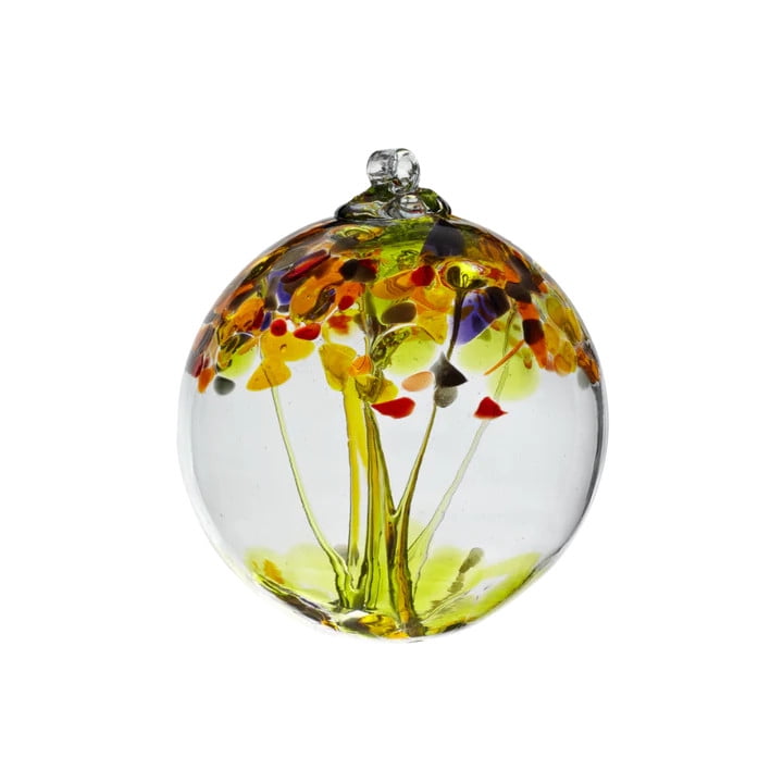 Kitras Art Glass 6in Tree Of Imagination Orb - Walmart.com