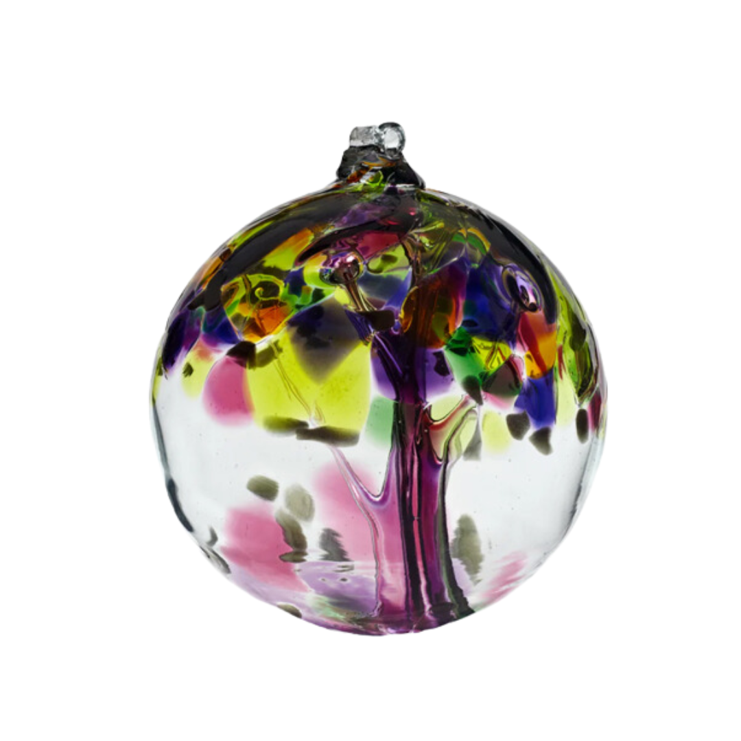 Kitras Art Glass 6in Tree of Grace Orb - Walmart.com