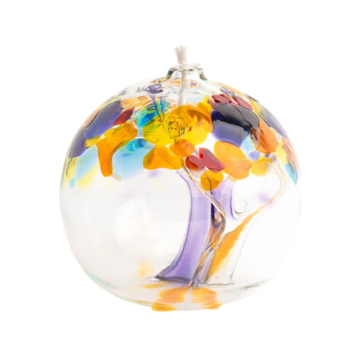 Kitras Art Glass 6in Tree of Happiness Oil Lamp - Walmart.com