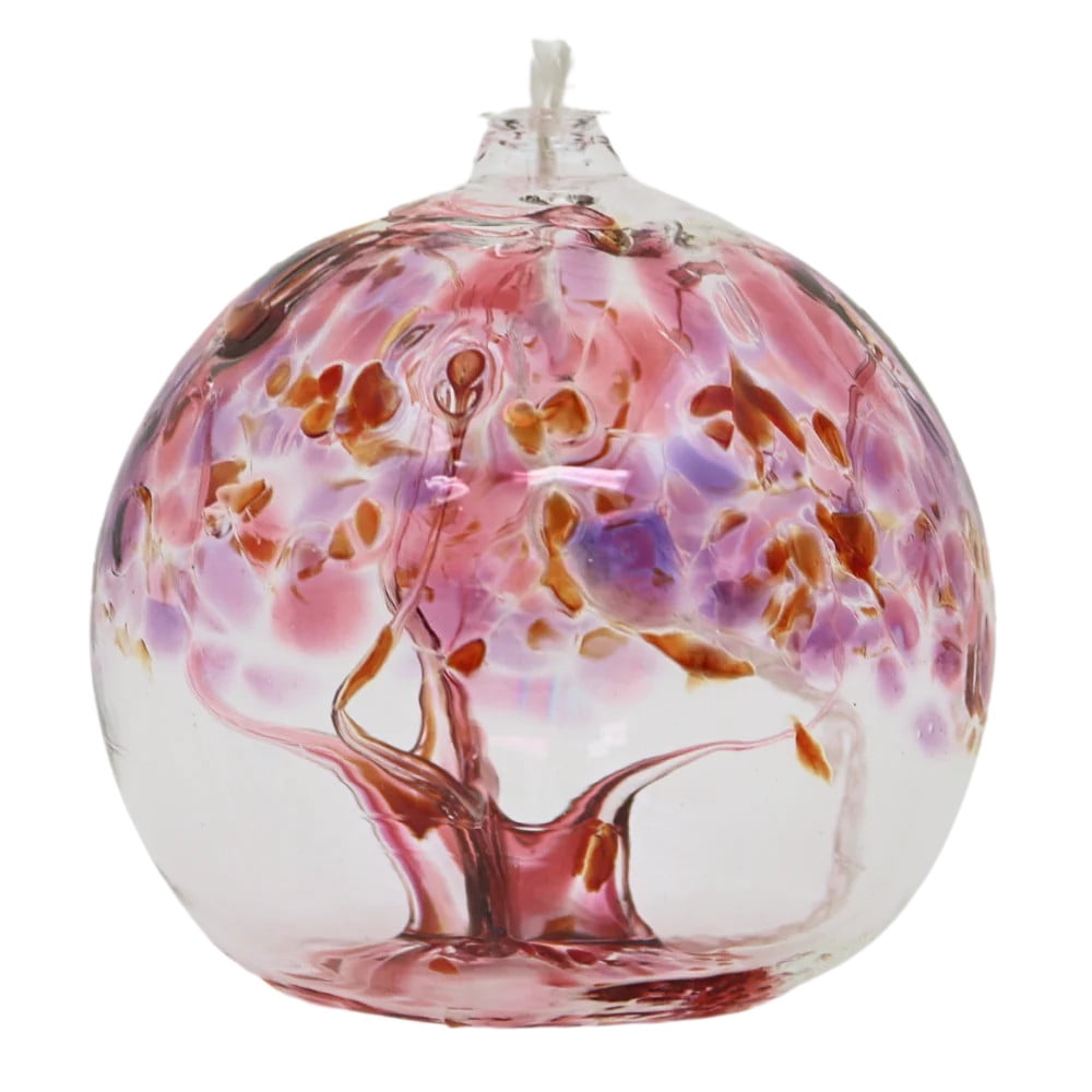 Kitras Art Glass 6in Tree of Love Oil Lamp - Walmart.com