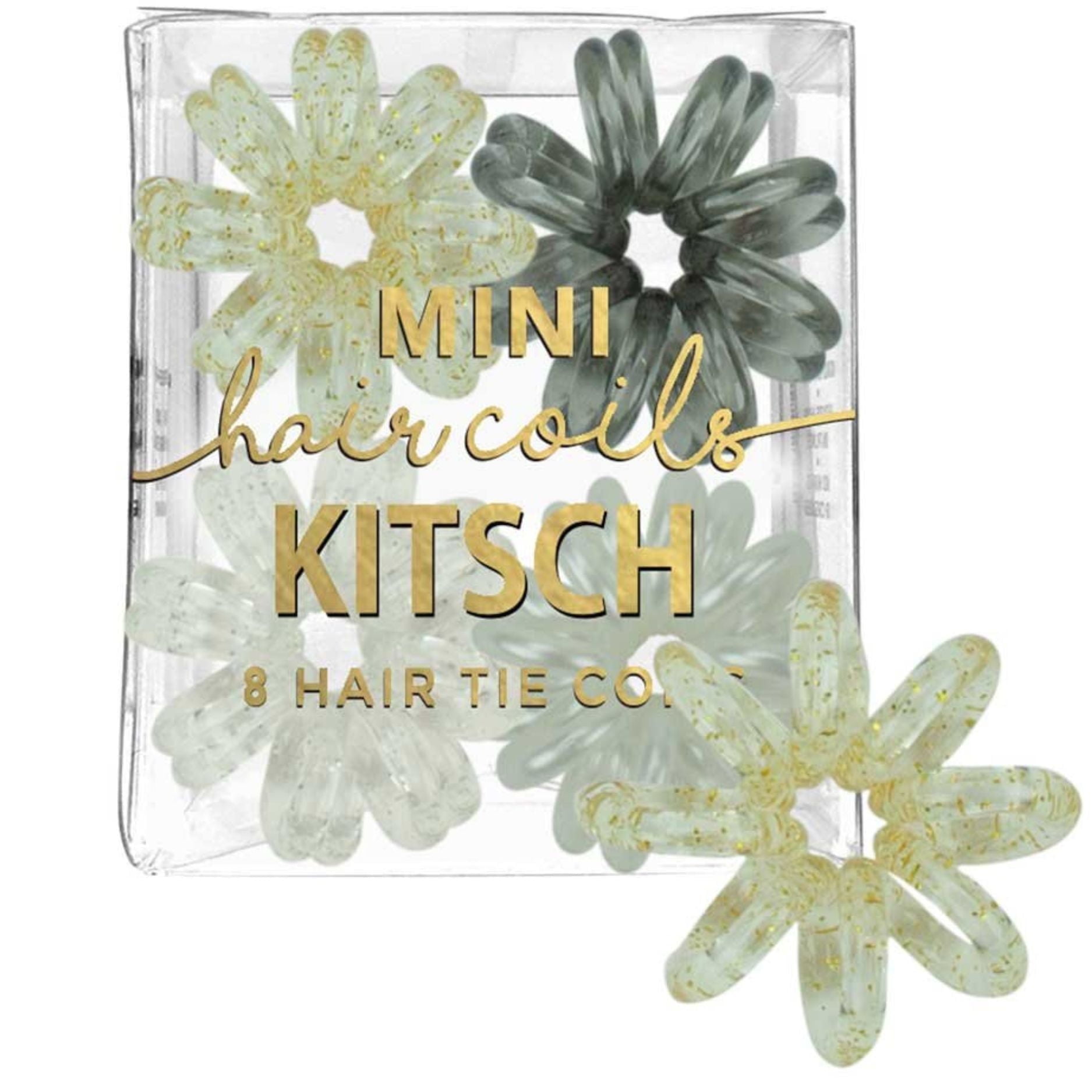 Kitsch Mini Spiral Hair Ties, Blonde Hair Accessories, Ponytail Holders ...