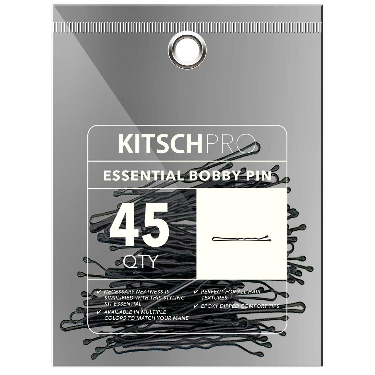 Kitsch Pro Essential Bobby Pins for All Hair Types, 45 Pcs in a Pack ...