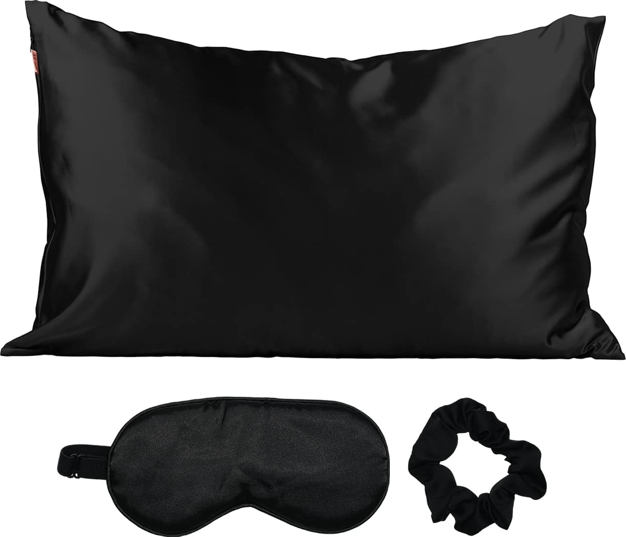 Kitsch Satin Sleep Set, Includes Pillowcase, Eye Mask, and Scrunchie ...