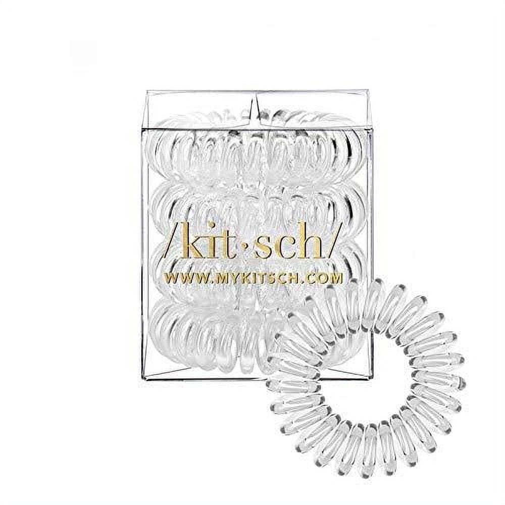 Kitsch Small Plastic Spiral Hair Ties - Hair Coils for Curly Hair ...