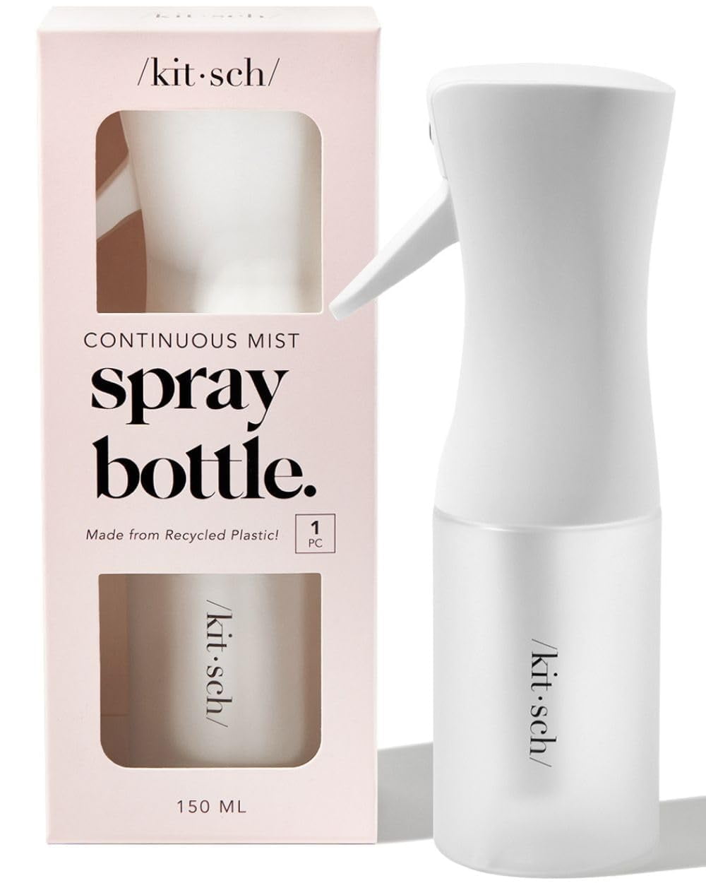 Kitsch Continuous Spray Bottle for Hair | Fine Mist Water Mister for ...