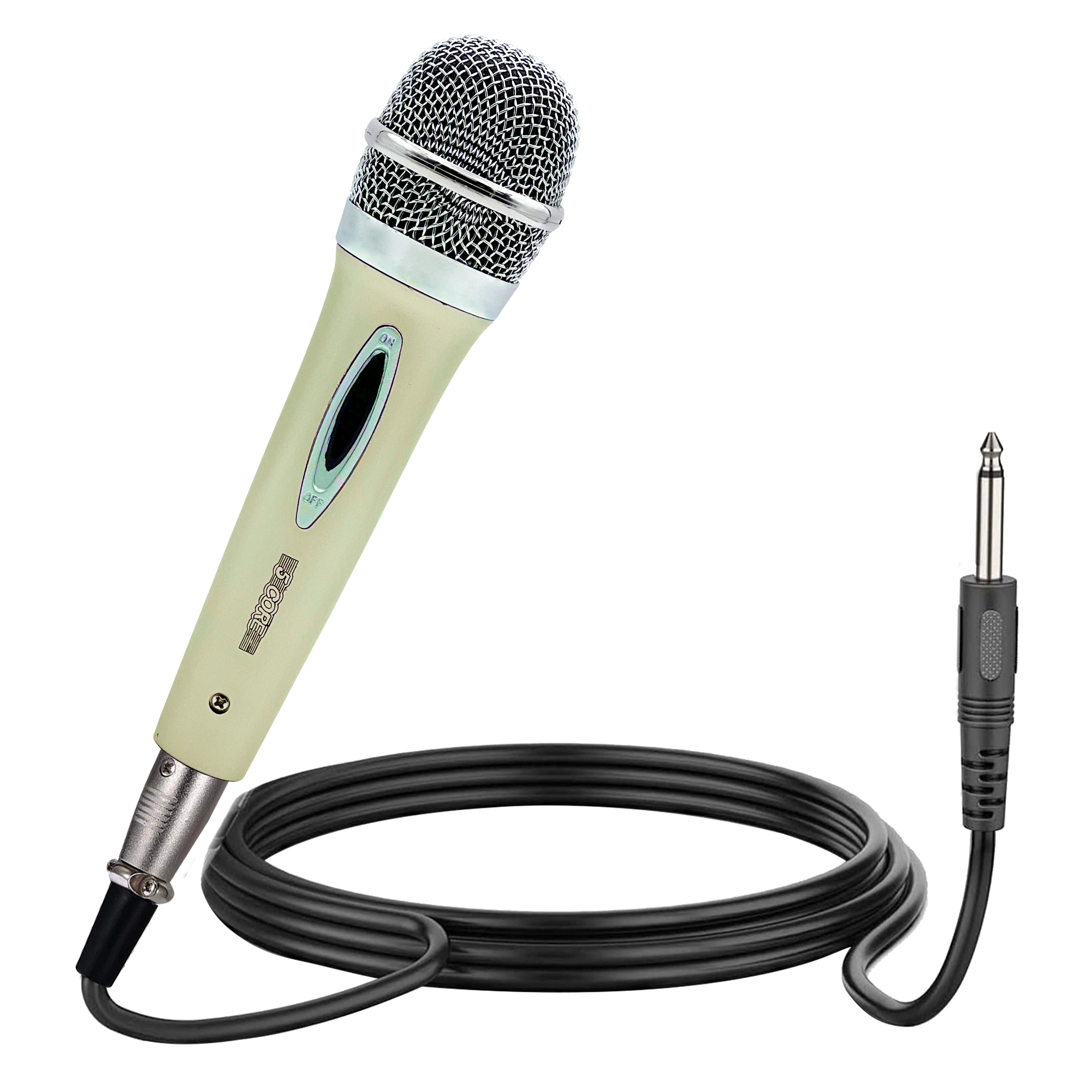 Kitsin Microphone Pair XLR Dynamic Mic Karaoke Singing Handheld ...