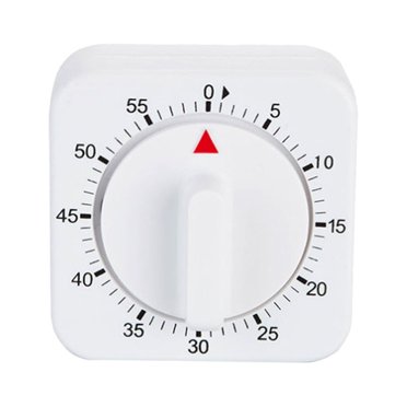 Farfi Novelty White Square 60-Minutes Mechanical Timer Reminder ...