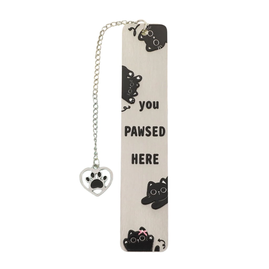 Kitten Bookmarks Stainless Steel Reading Bookmarks Book Page Divider ...