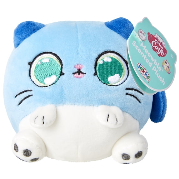 Kitten Catfe 4 inch Meowble Scented Mini Plush - Blue Gray - Walmart.com
