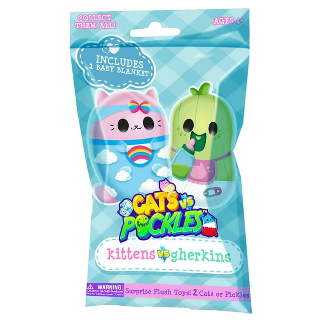 Walmart's Kittens vs Gherkins Blind Pack: 3-inch Bean Filled Plushies ...