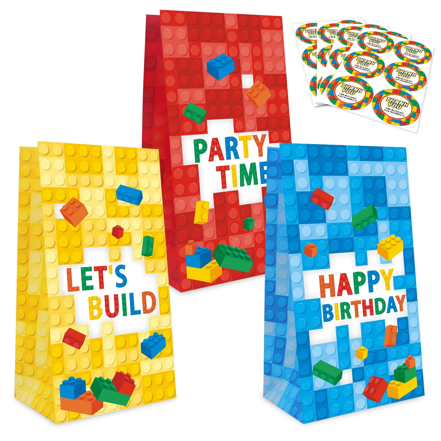 Kitticcino 24 Packs Building OIF8 Blocks Goodie Candy Treat Color ...