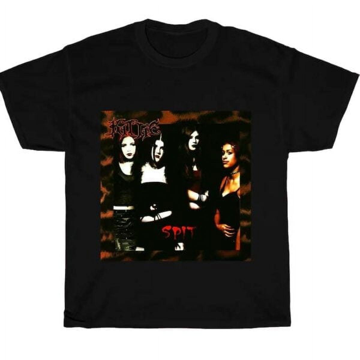 Kittie T-Shirt Black Rare Spit Kittie Band - Walmart.com
