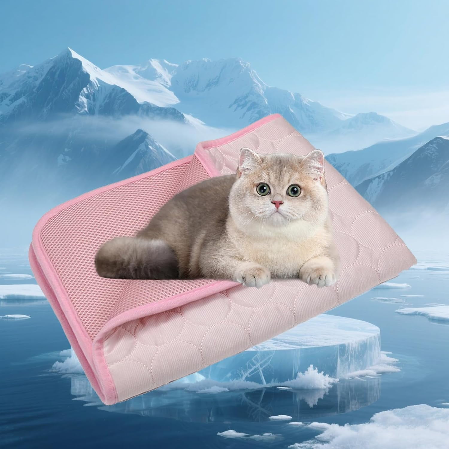 Kittra Cat Cooling Mat, a cool and healthy cat cooling bed, washable ...