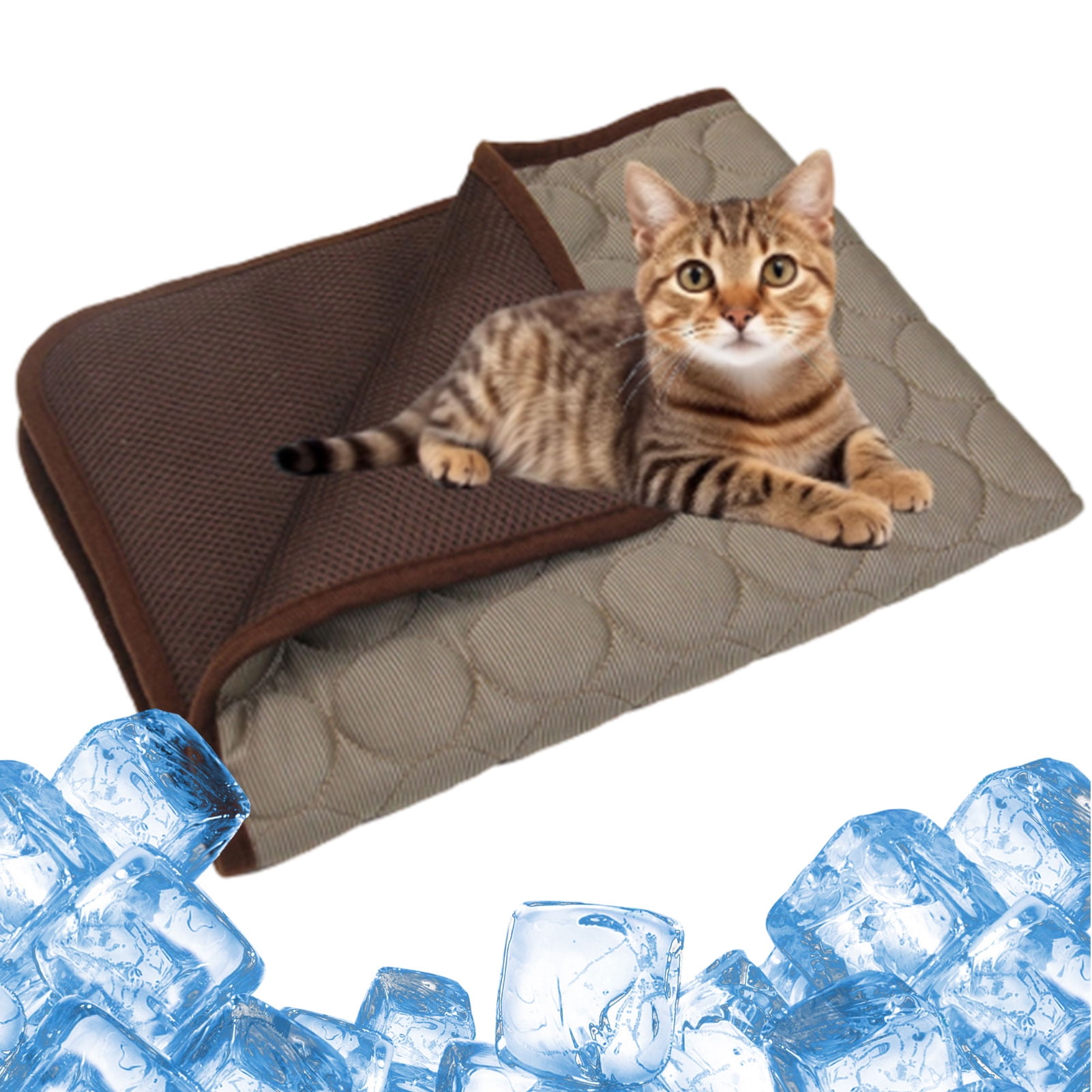 Kittra Cooling Mat for Cats, 3 Layer System Instant Cooling Mat, Cool ...