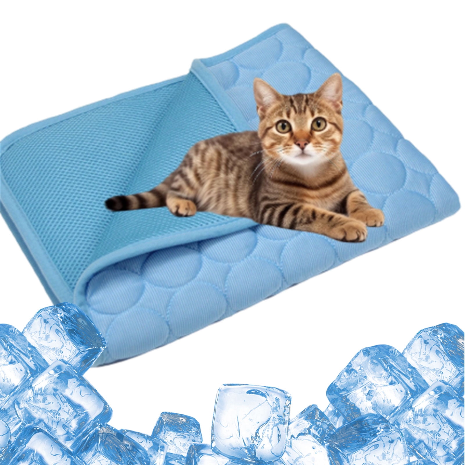 Kittra Cooling Mat for Cats, 3 Layer System Instant Cooling Mat, Cool ...