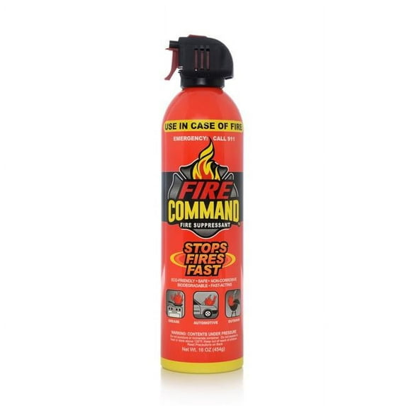 Kittrich Fire Command Fire Suppressant 16-Ounce Cans, 2-Pack - Walmart.com