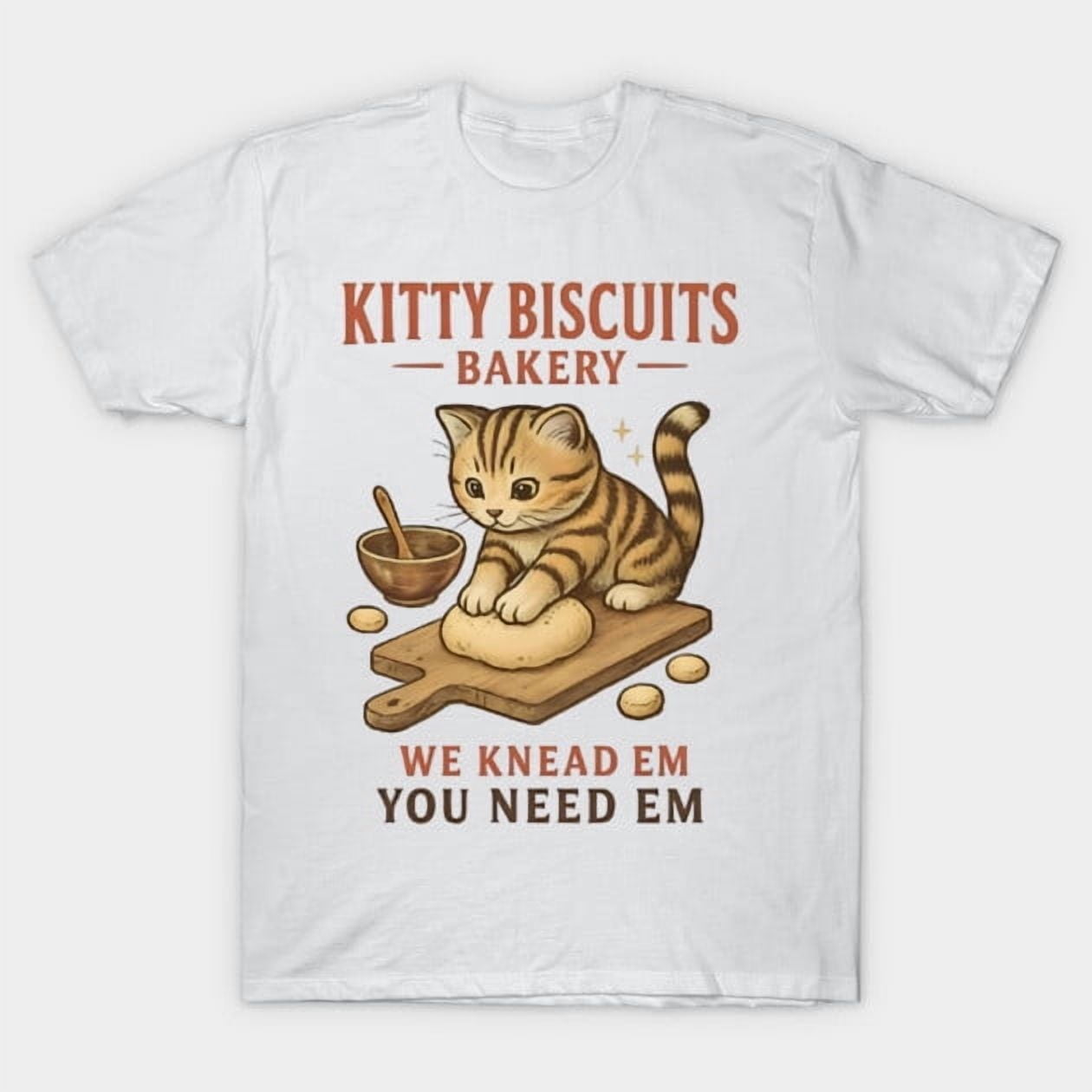 Kitty Biscuits Bakery Funny Cat Meme for a Baking and Feline Lover ...
