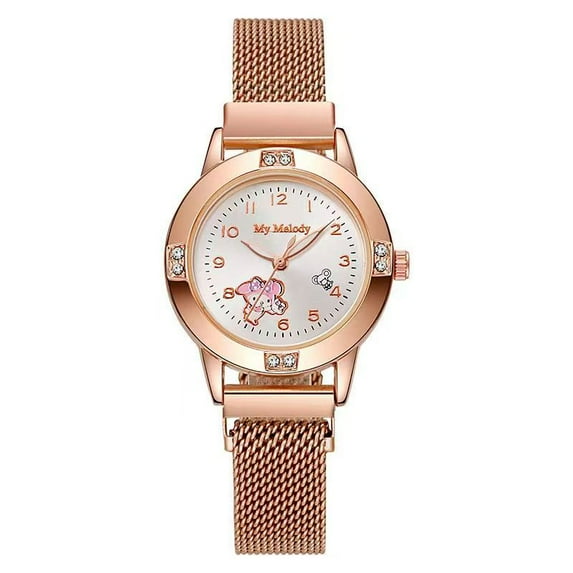 Kitty Cat KRM My MLD Cinnamrooll Rose Gold Diamond Quartz Watch ...