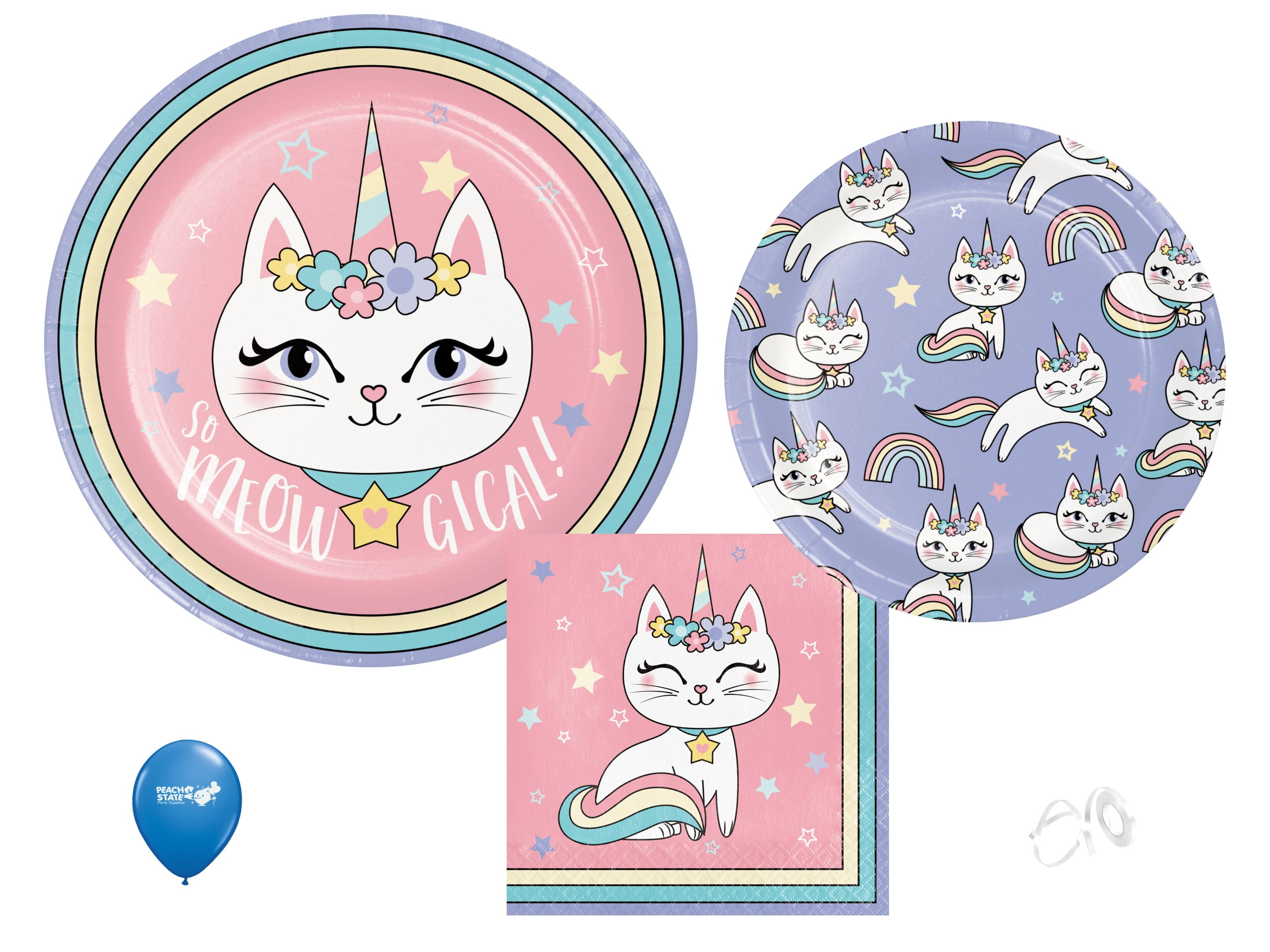 Kitty Cat Sassy Caticorn Birthday Party Supplies | Kitty Cat Sassy ...